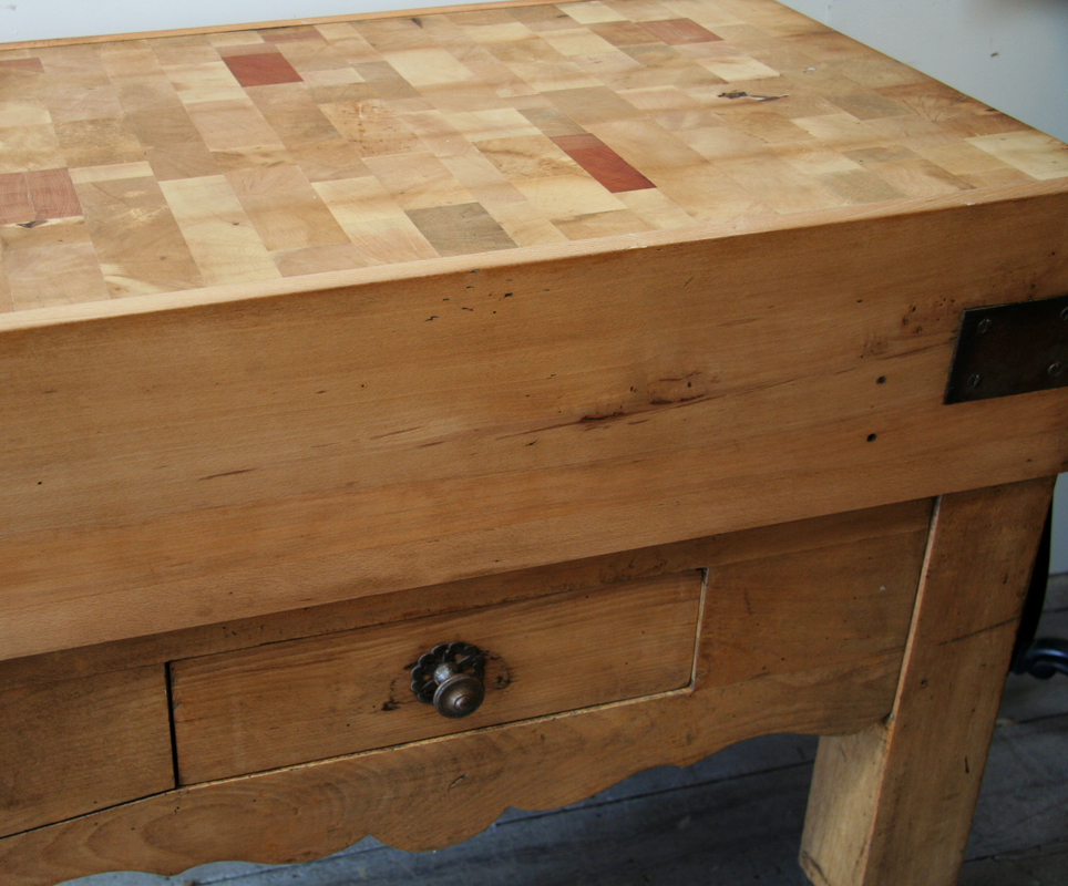 French Beech Butcher's Block | Haunt - Antiques for the Modern Interior