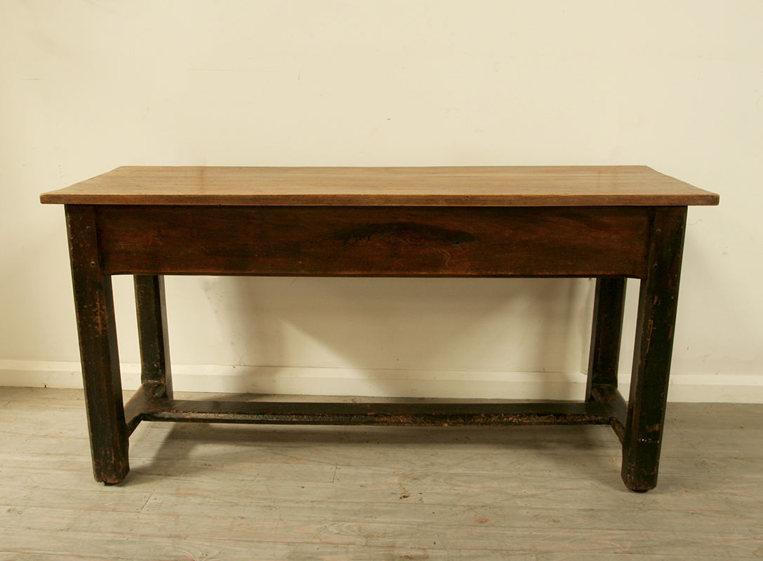 French Rustic Beech Side Table | Haunt - Antiques for the Modern Interior