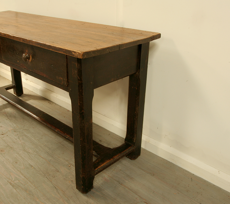 French Rustic Beech Side Table | Haunt - Antiques for the Modern Interior