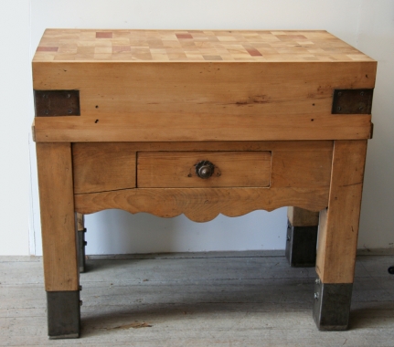 French Beech Butcher's Block | Haunt - Antiques for the Modern Interior